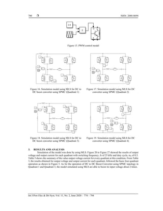 Modeling and simulation of DC to DC boost converter using single phase matrix converter topology ...