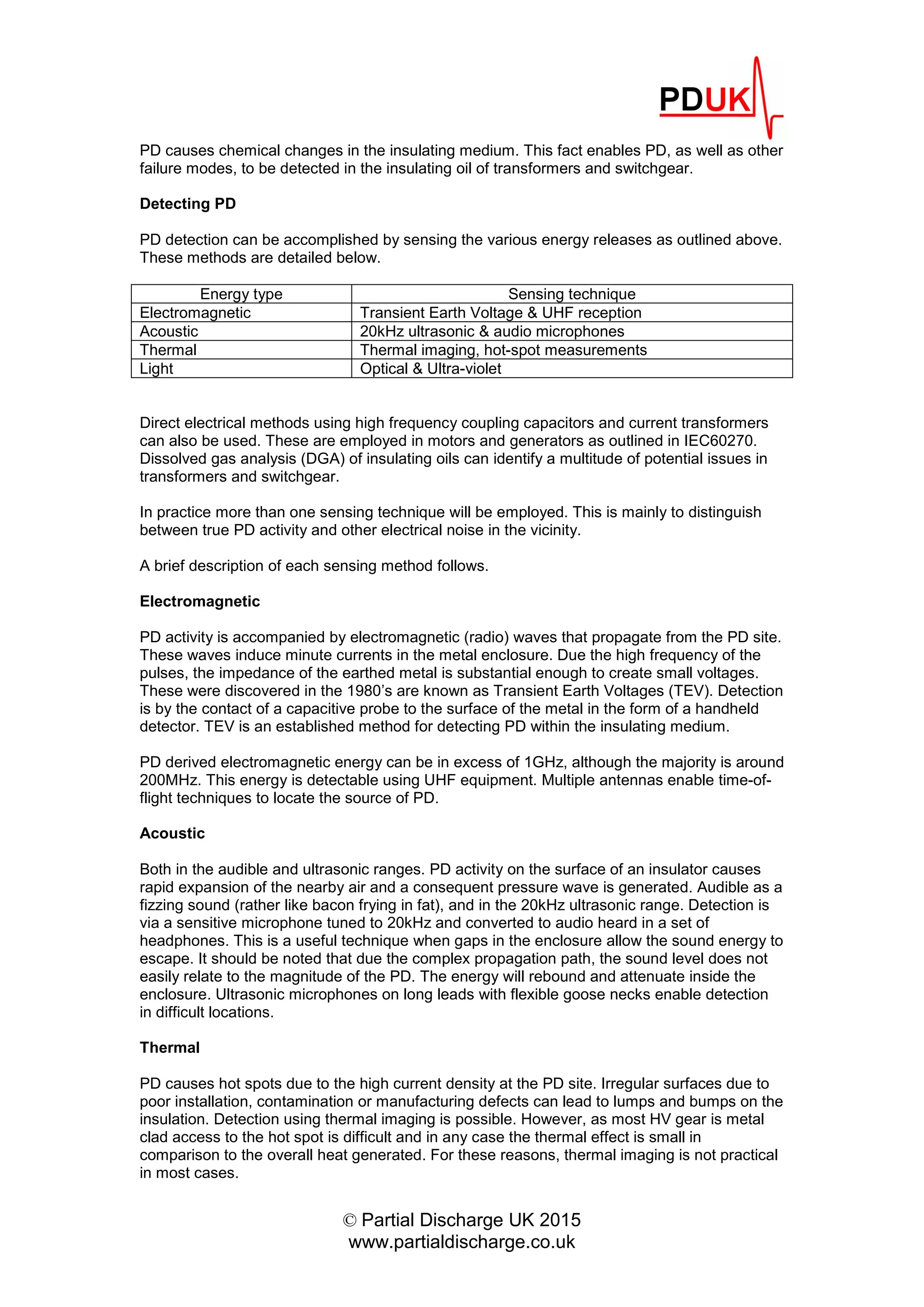 Introduction to partial discharge | PDF