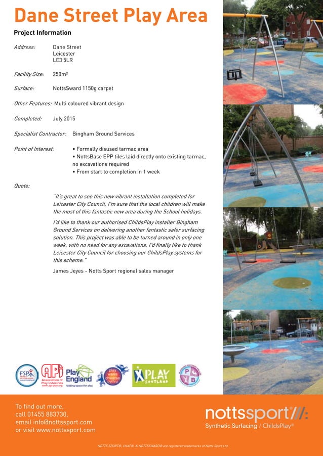 Dane Street Play Area | PDF
