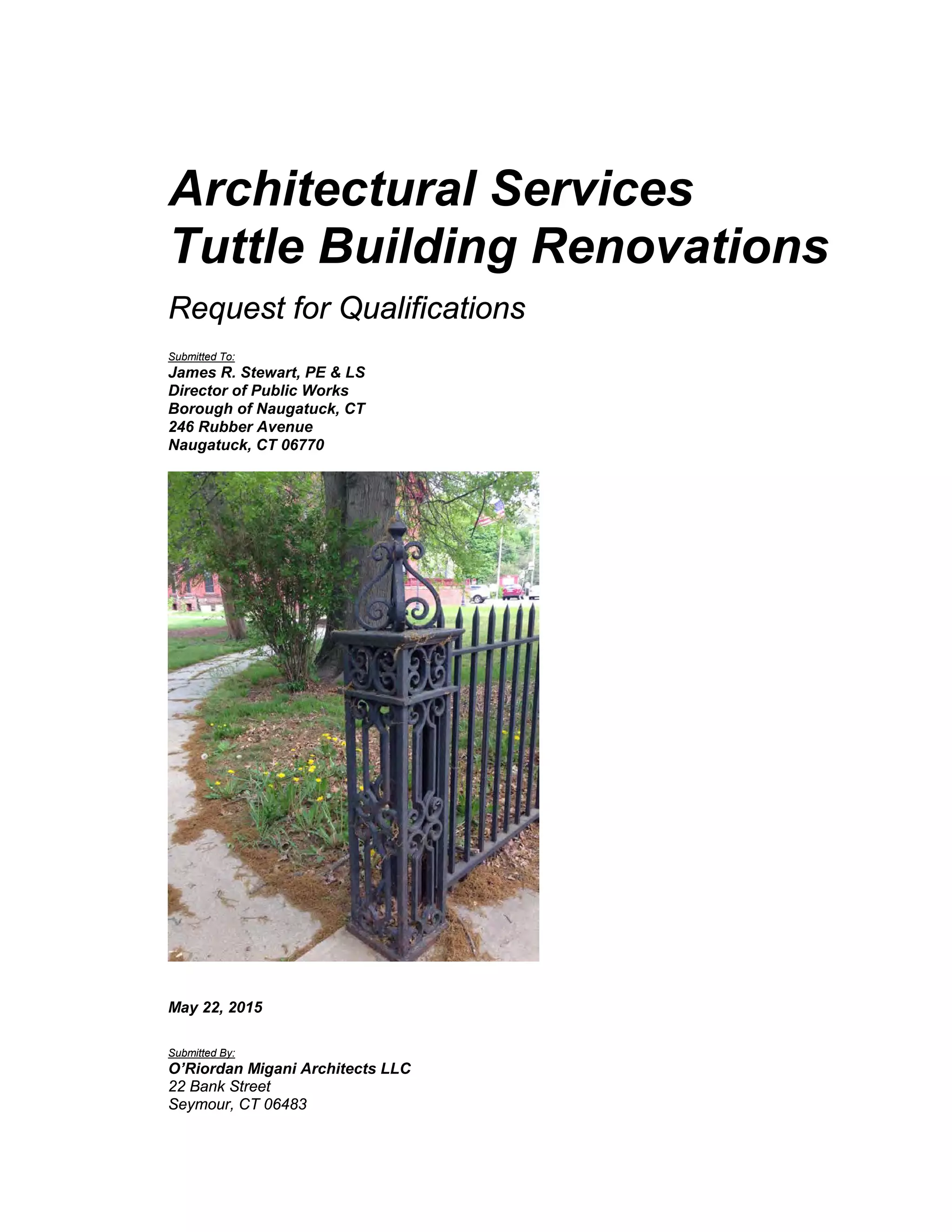 Sample OMA RFQ Submission | PDF