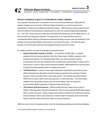 Sample OMA RFQ Submission | PDF