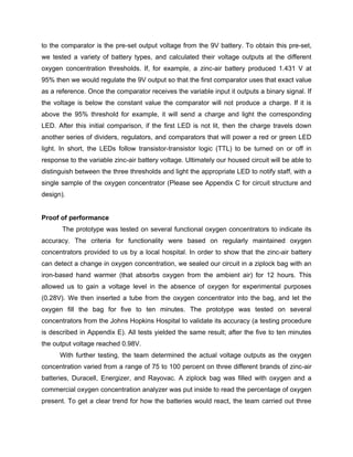 Oxygen Conc Analyzer Final Report | PDF