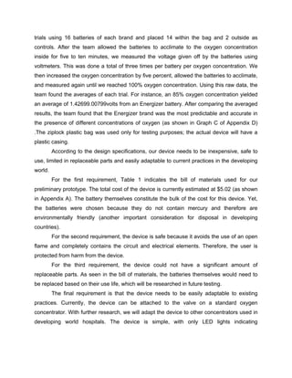 Oxygen Conc Analyzer Final Report | PDF