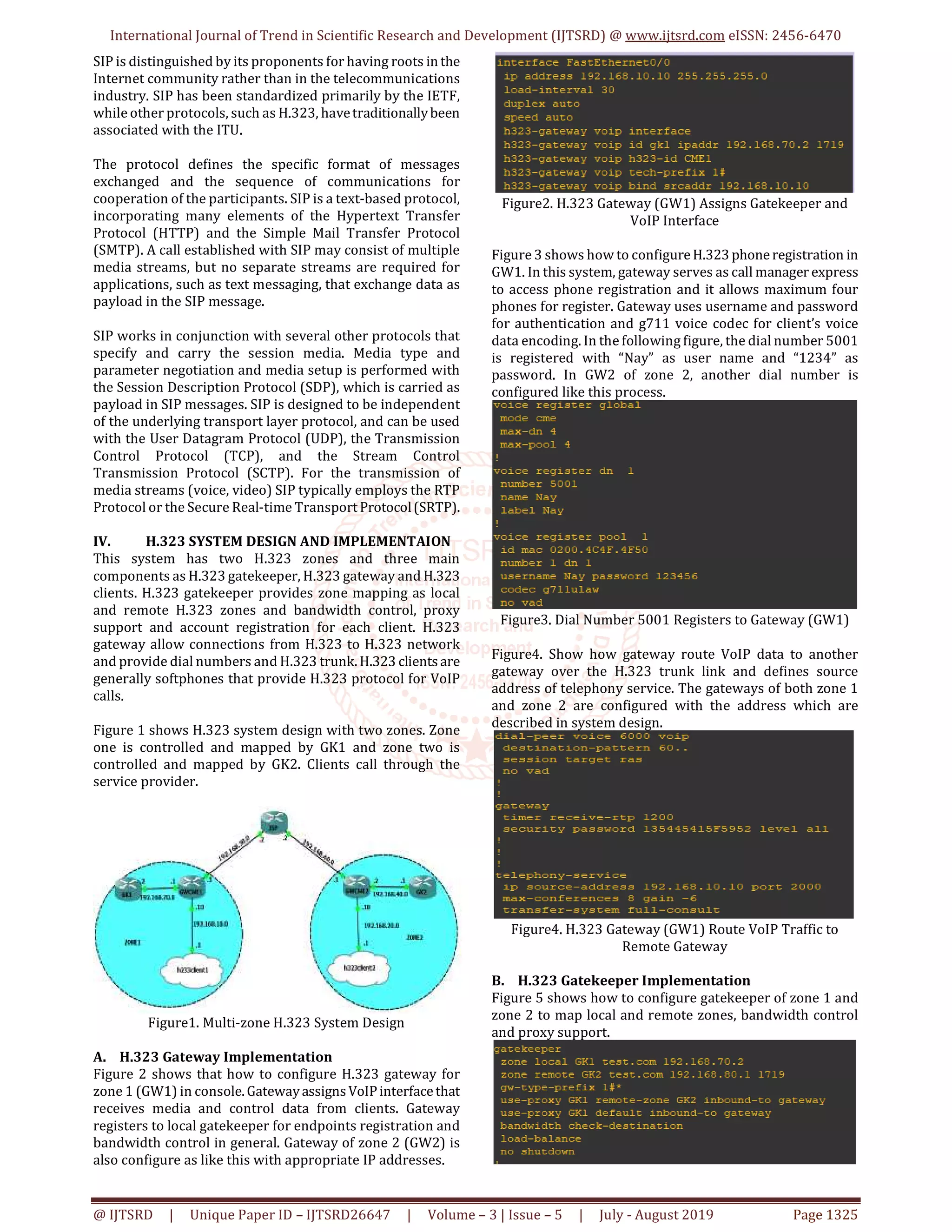 Performance Analysis Between H323 And Sip Over Voip Pdf Web
