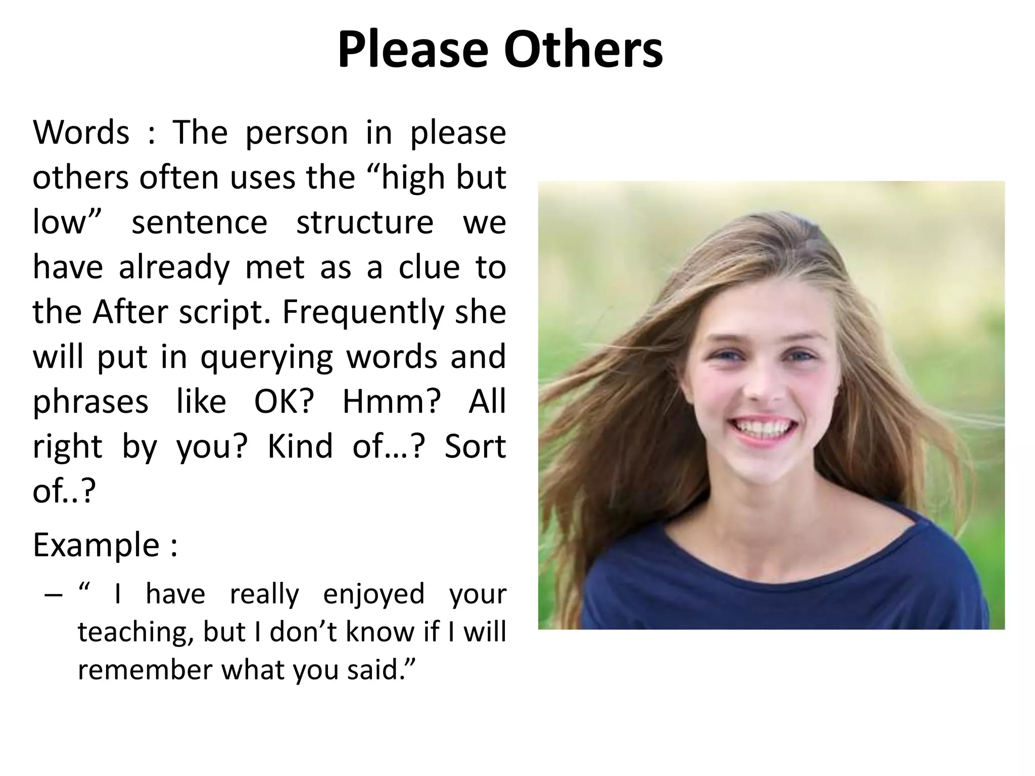 Please Others - Driver Behavior | PPTX