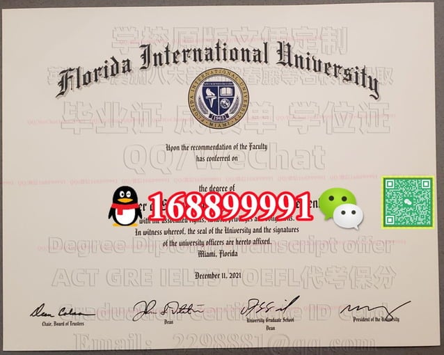 Florida International University degree offer diploma Transcript | PDF