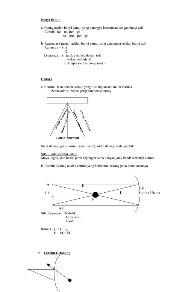 Rumus Fisika Kelas 8 | DOC