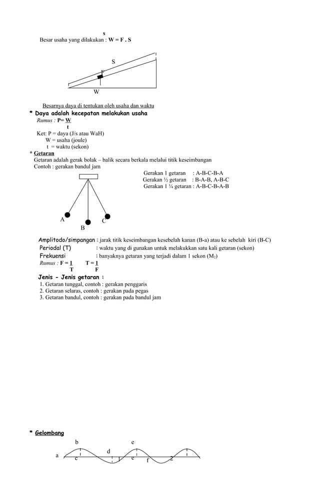 Rumus Fisika Kelas 8 | DOC