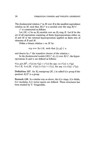 Applications Of Hyperstructure Theory P Corsini V Leoreanu | PDF