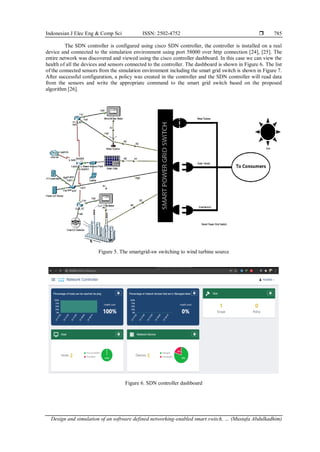 Design and simulation of a software defined networkingenabled smart ...