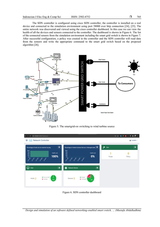 Design and simulation of a software defined networkingenabled smart switch, for internet of ...
