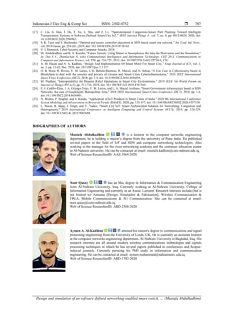 Design and simulation of a software defined networkingenabled smart switch, for internet of ...