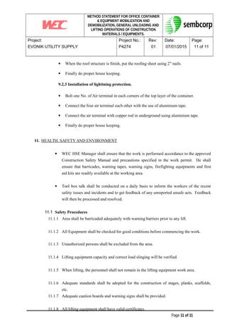 252113184 method-statement-for-office-container-and-equipment ...