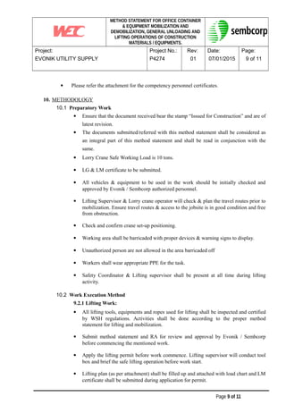 252113184 method-statement-for-office-container-and-equipment ...