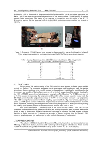 Portable neonatus incubator based on global positioning system | PDF