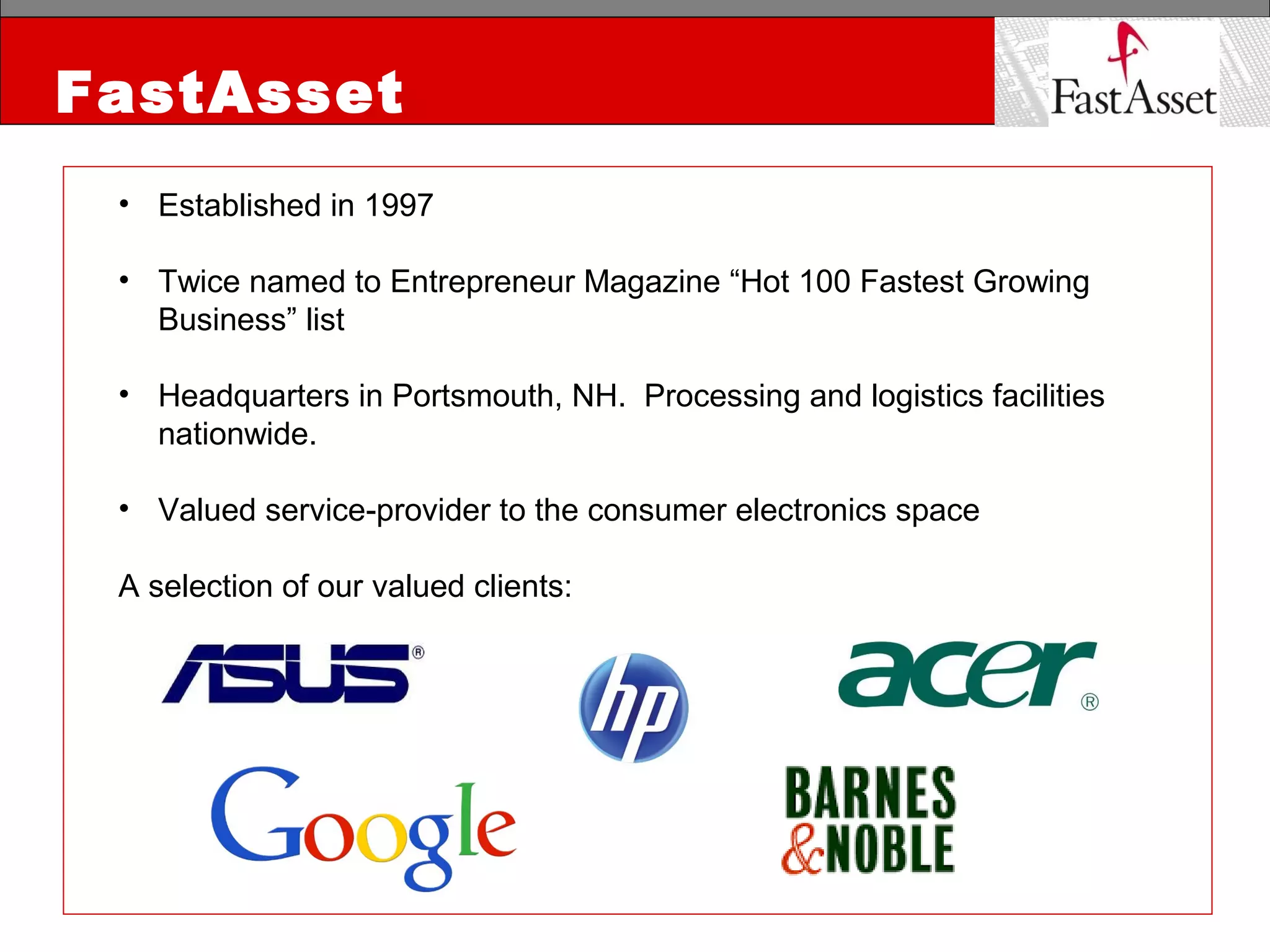 Consumer Electronics Capabilities Deck (1) | PPT
