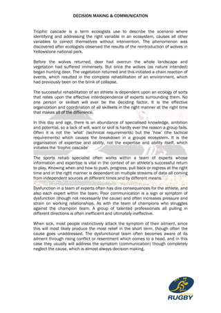 Decision Making & Communication | PDF