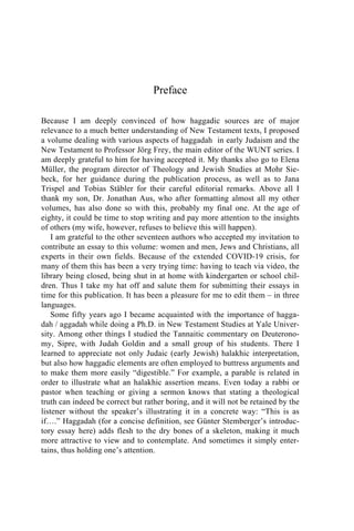 Haggadah In Early Judaism And The New Testament Roger David Aus Editor ...
