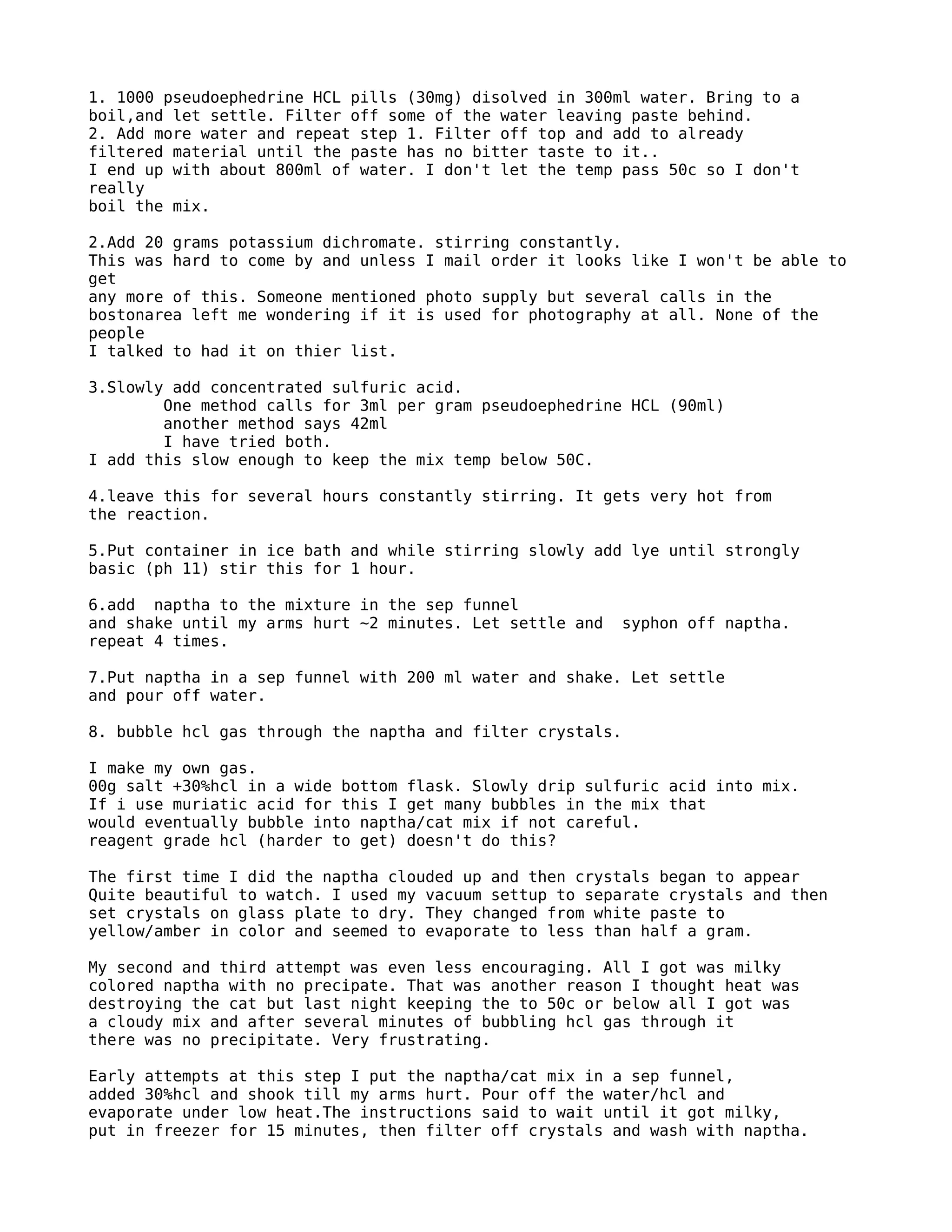 2522894 Methcathinone Synthesis 1 | PDF