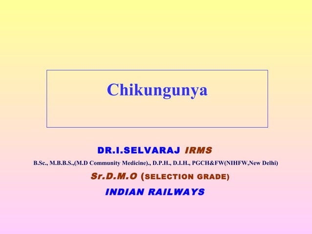 chikungunya | PPT