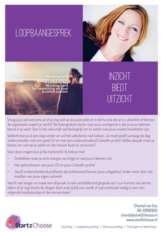 flyer loopbaangesprek | PDF