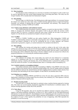 Dealing imbalance dataset problem in sentiment analysis of recession in Indonesia | PDF