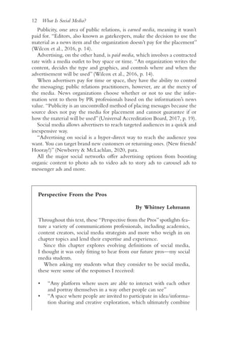 Social Media Theory And Communications Practice Whitney Lehmann | PDF