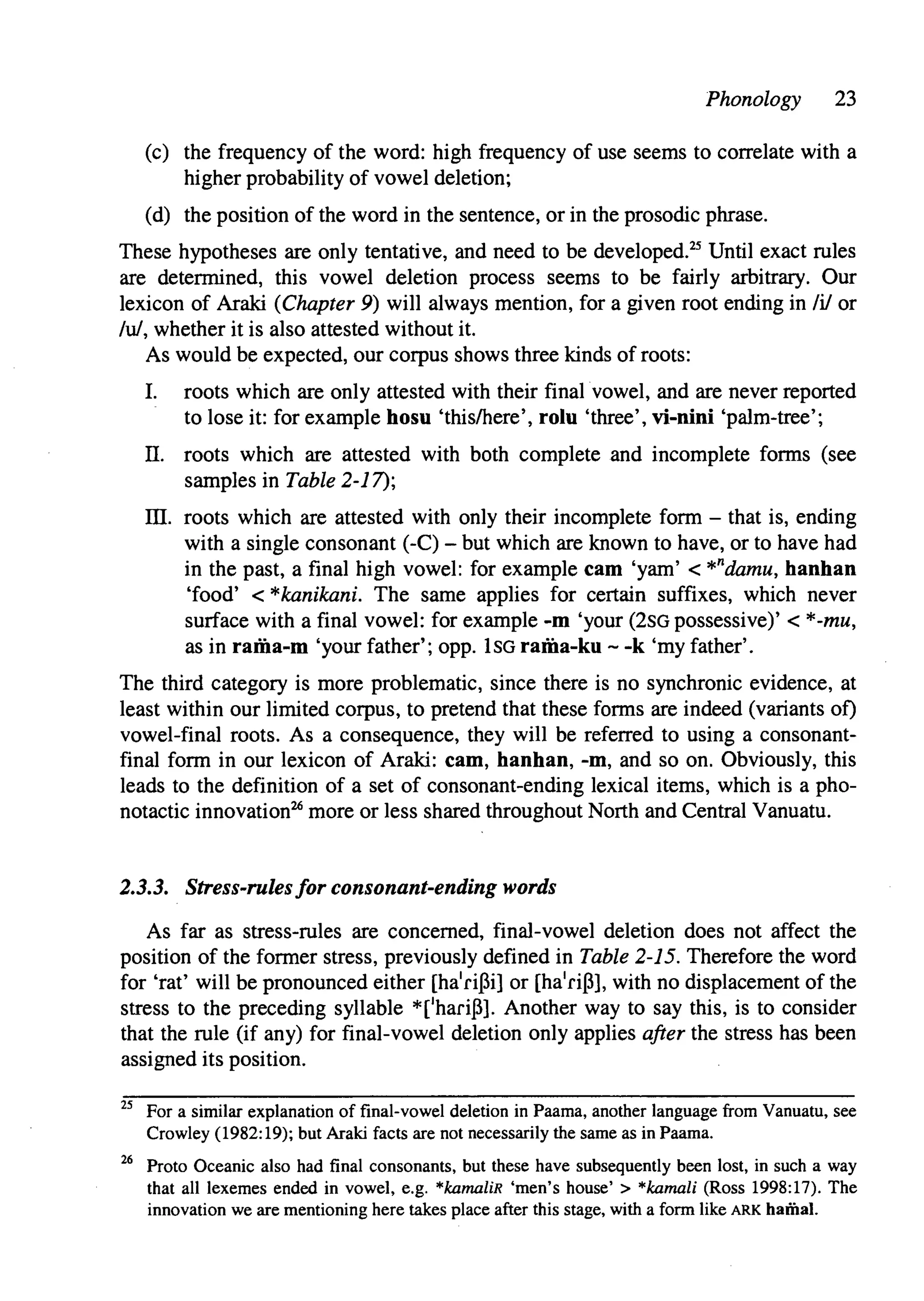 Araki A Disappearing Language Of Vanuatu Alexandre Franois | PDF