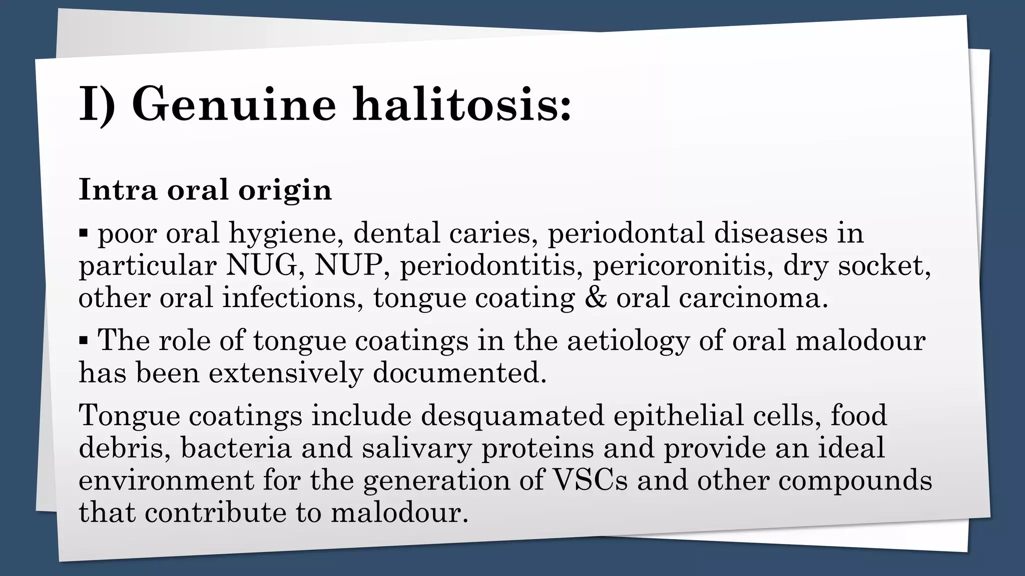 Oral Halitosis | PPT