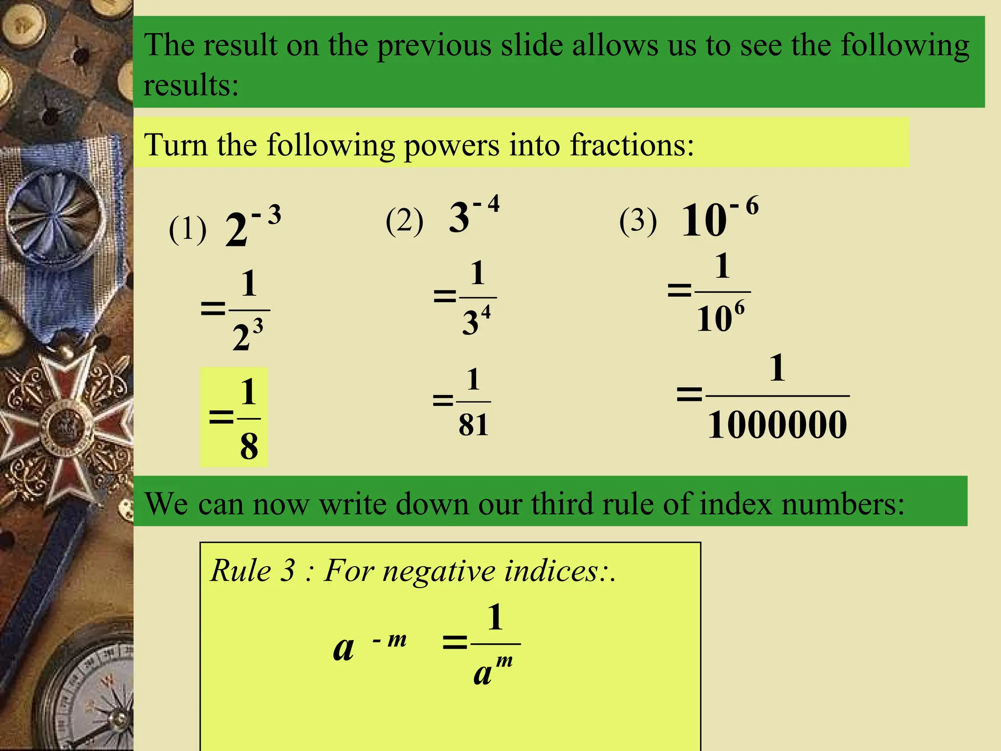 Indices powerpoint presentation to be su | PPT