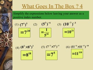Indices powerpoint presentation to be su | PPT