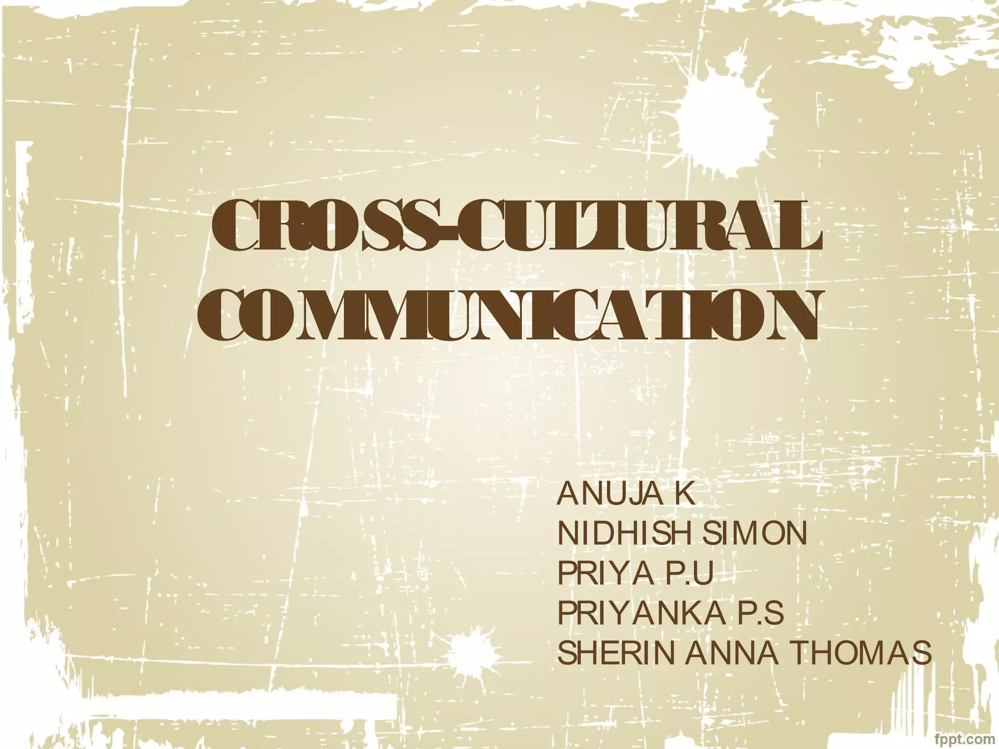 Cross-Cultural Communication | PPT