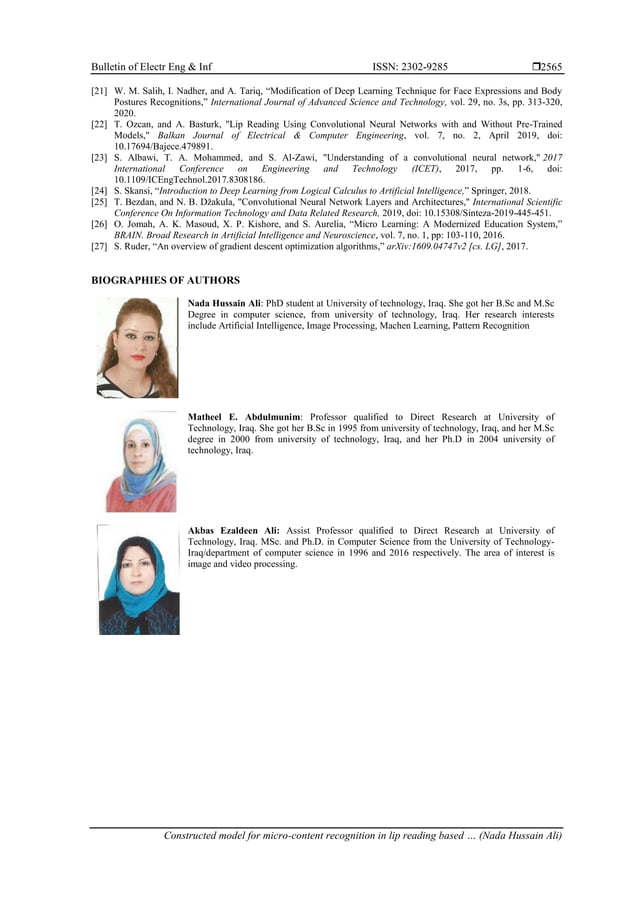 Constructed model for micro-content recognition in lip reading based ...