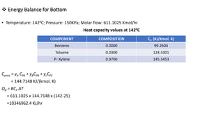 Design and Simulation of Divided Wall Column - Material and Energy ...
