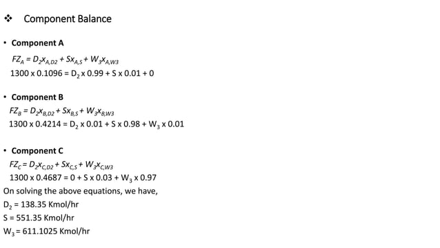 Design and Simulation of Divided Wall Column - Material and Energy ...