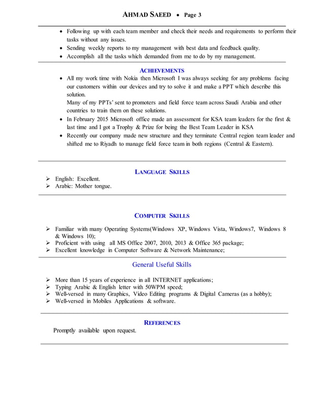 Ahmad_Saeed_CV | PDF