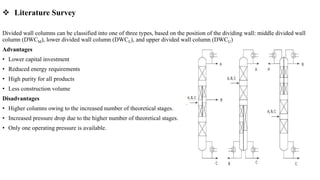Design and Simulation of Divided Wall Column - Design of the Column | PPTX