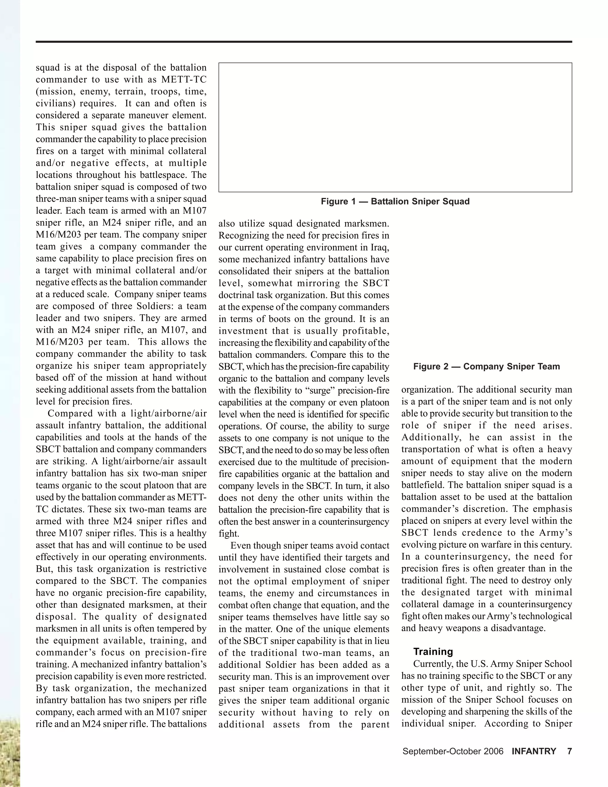 Snipers in SBCT S-O06 | PDF