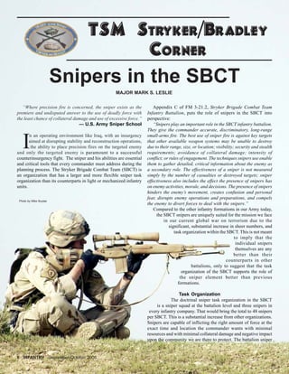 Snipers in SBCT S-O06 | PDF