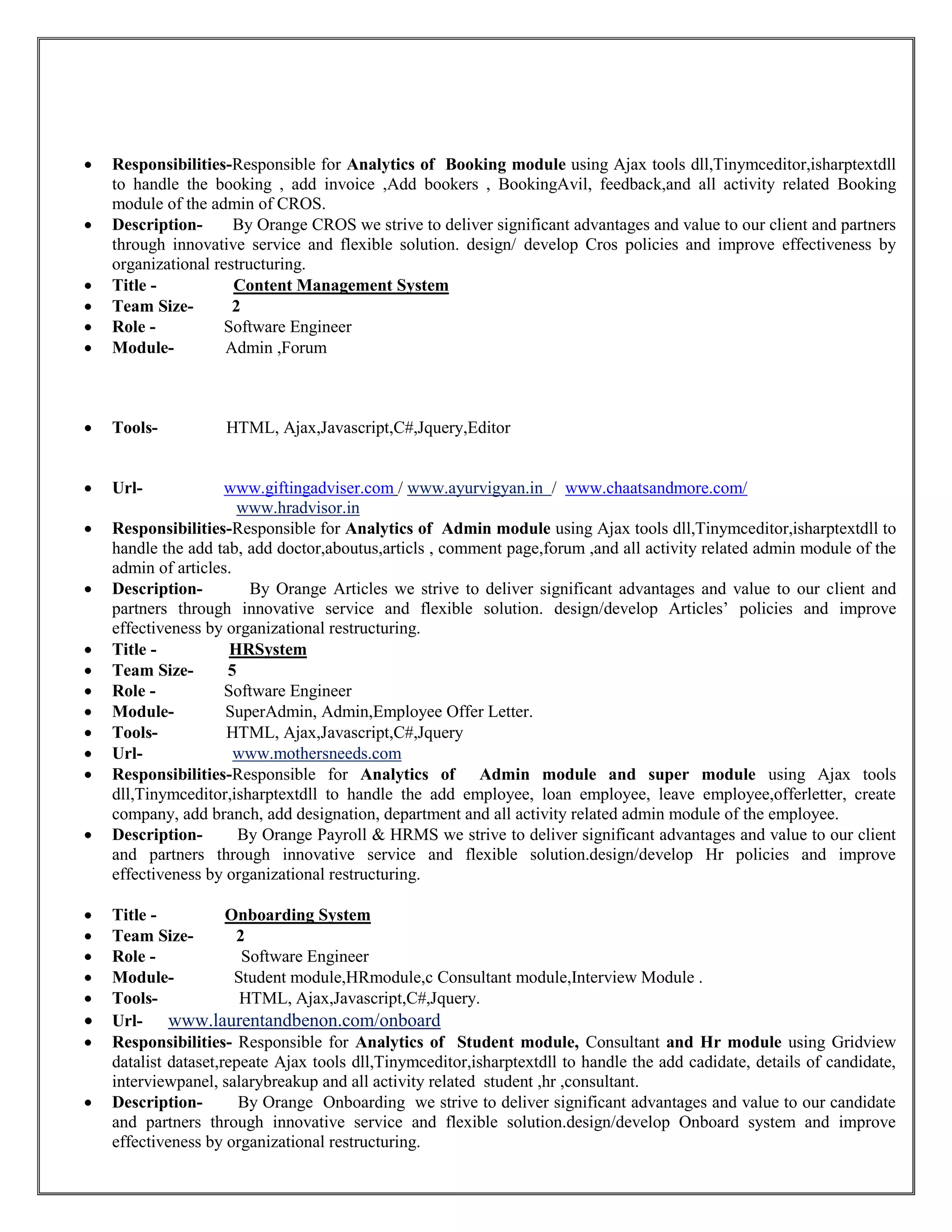 dhananjay_resume | PDF