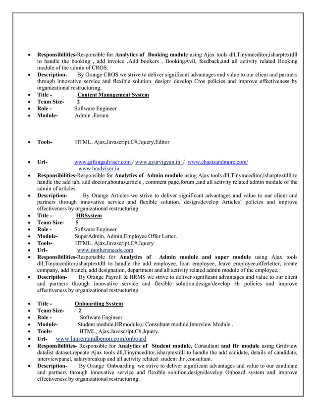 dhananjay_resume | PDF