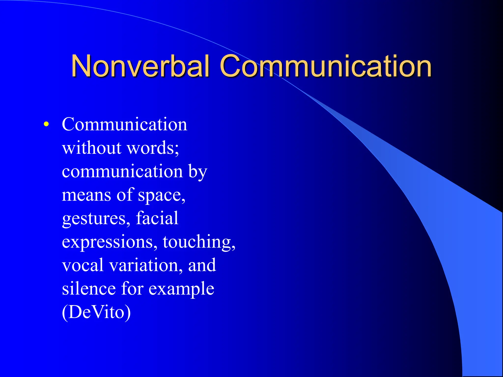 how to use non verbal tools to pass the message | PPT
