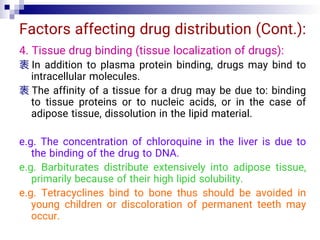 Biopharmaceutics drug distribution in the body | PDF