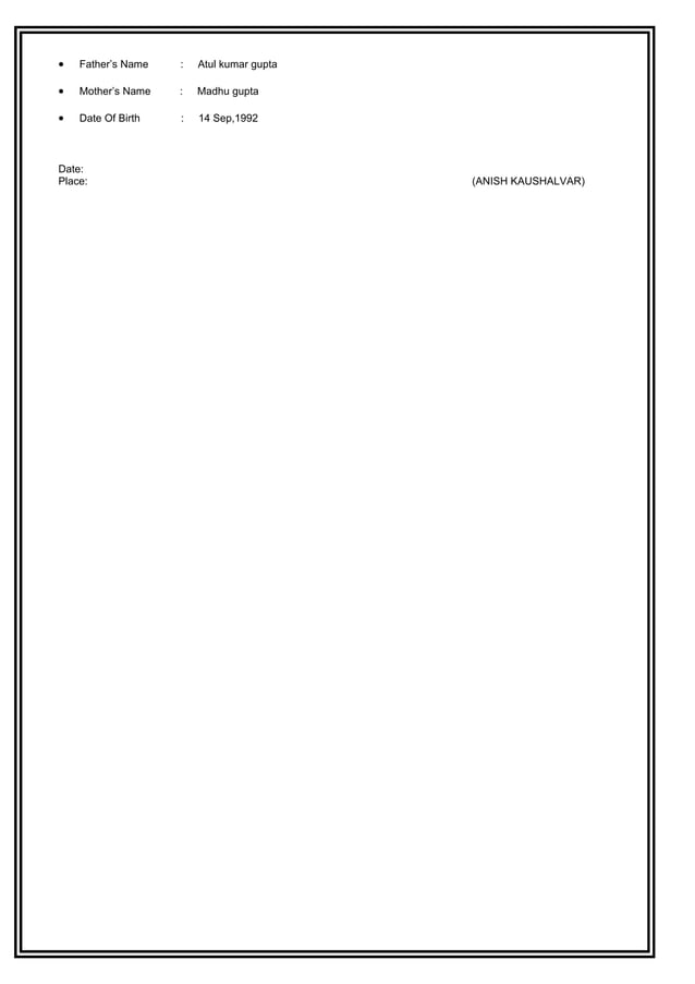 Anish Resume | DOC | Civil Engineering Industry | Industries