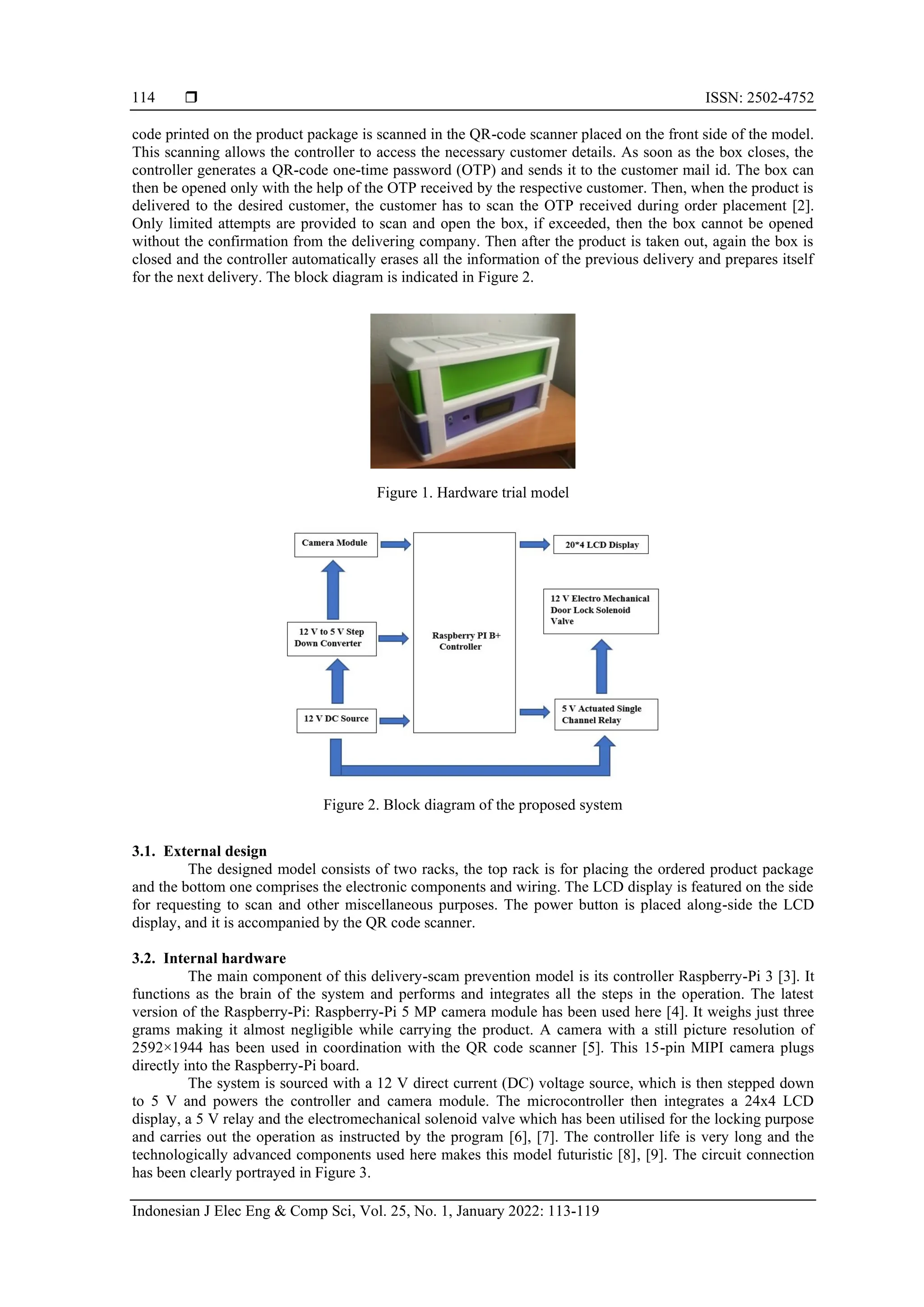 Automatic delivery-scam prevention using Raspberry-Pi | PDF | Technology Industry | Industries