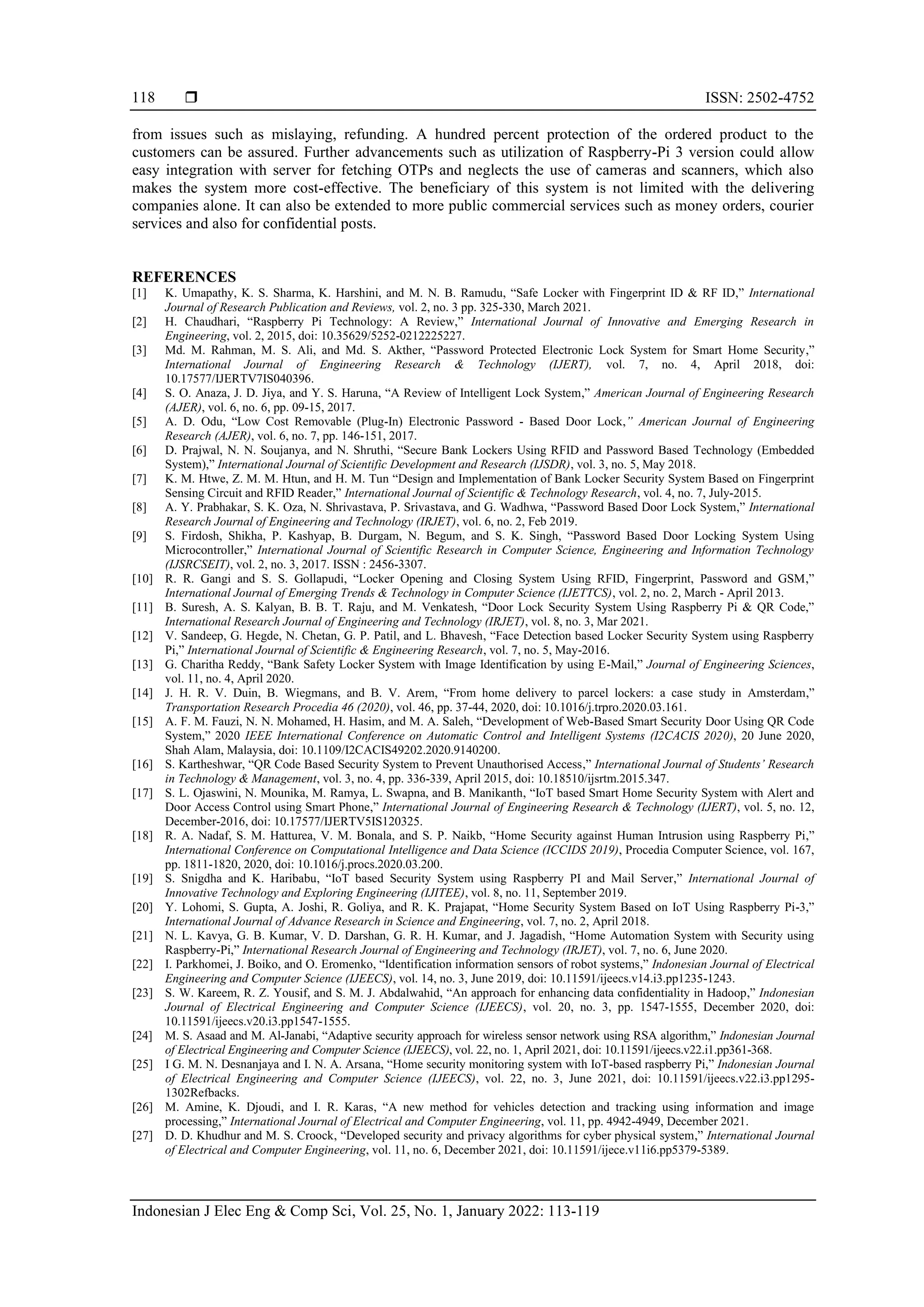 Automatic delivery-scam prevention using Raspberry-Pi | PDF | Technology Industry | Industries