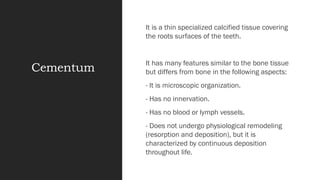 Cementum | PPT