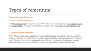 Cementum | PPT