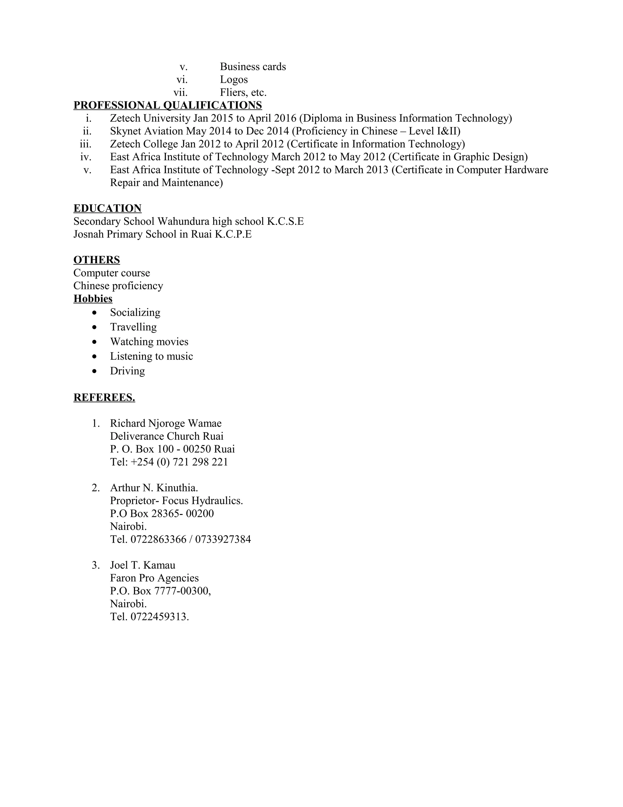 CURRICULUM VITAE paul | DOC