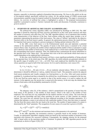 Optimal design of CMOS current mode instrumentation amplifier using bio-inspired method for ...